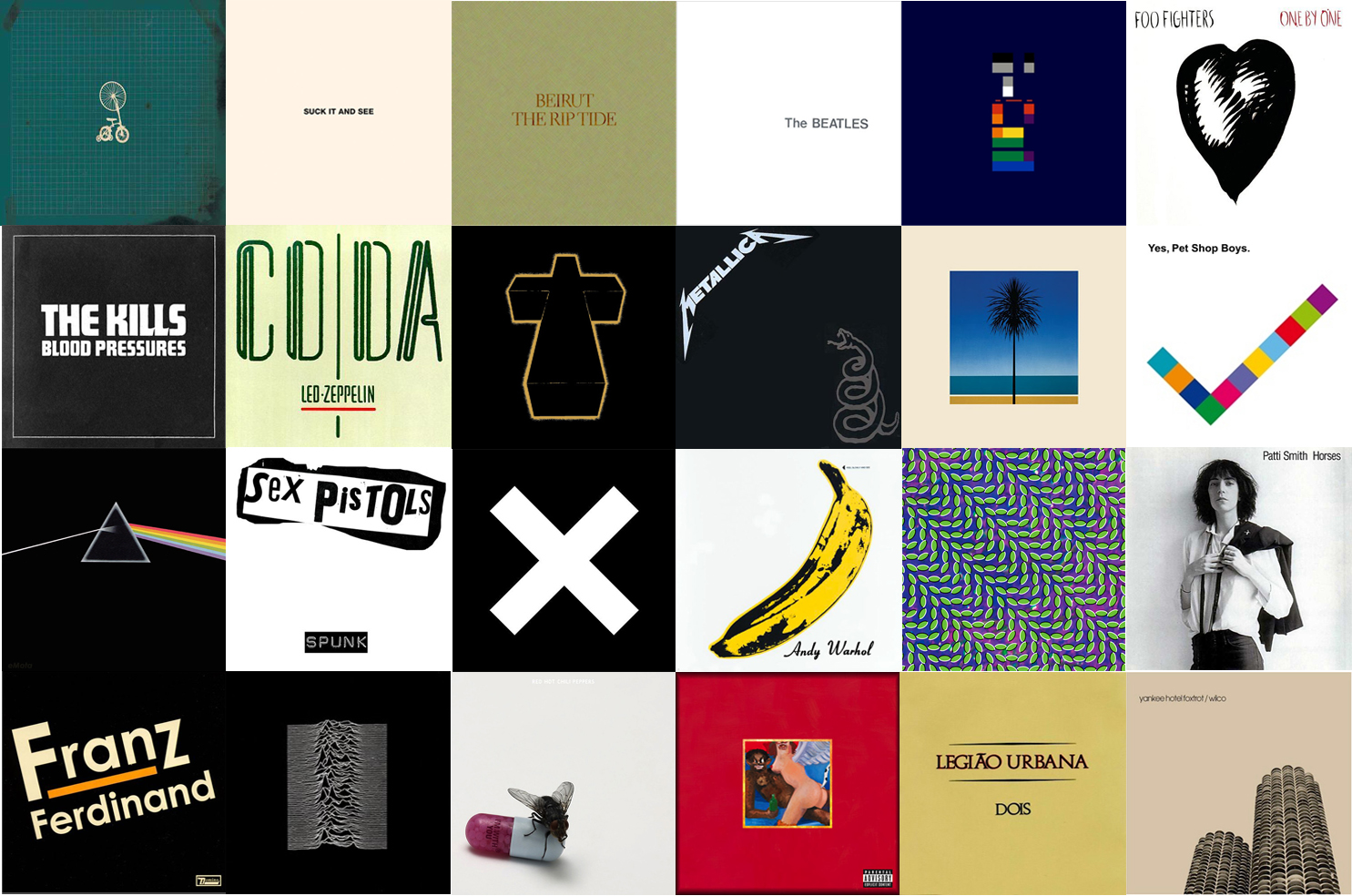 O minimalismo nas capas de discos ~ Quero falar sobre música