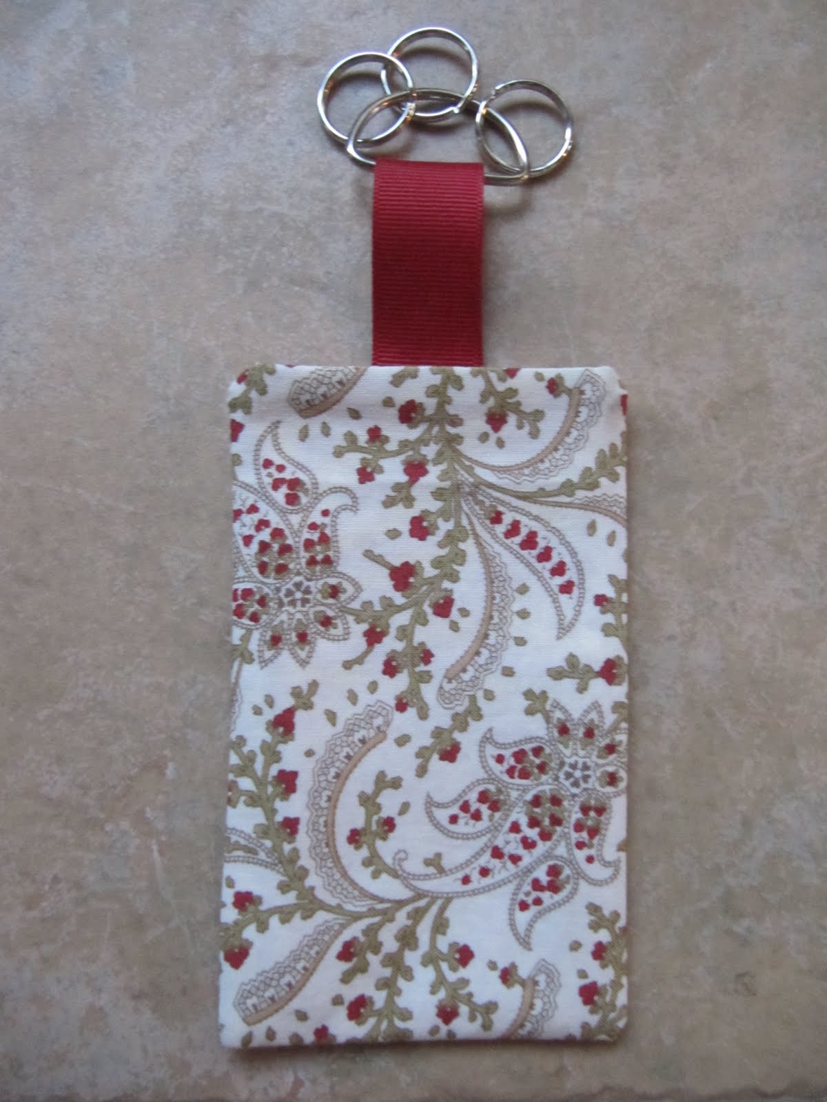 Sew Many Ways...: Make A Gift On The 25th Club...Cell Phone Key Chain ...