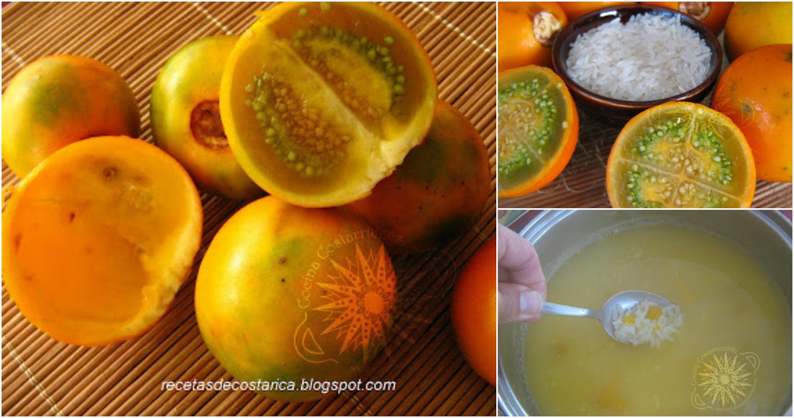 Cocina Costarricense: naranjilla con arroz