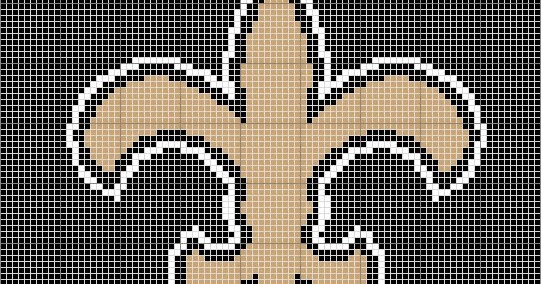 Kendra's Crocheted Creations: New Orleans Saints