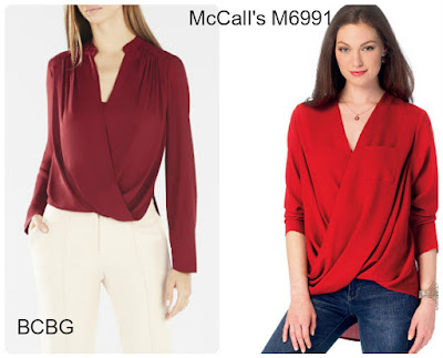 Monde's Threads: Fall Projects - Front Drape Blouse