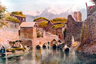 CHINAR SHADE : KASHMIR WATER COLOURS OF MAJOR EDWARD JOSEPH MOLYNEUX