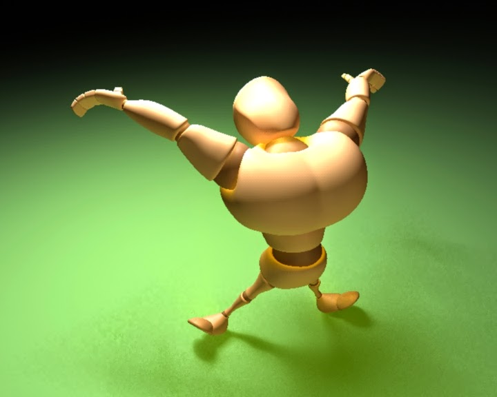 Nelson's Art wall: 3D Animation Poses