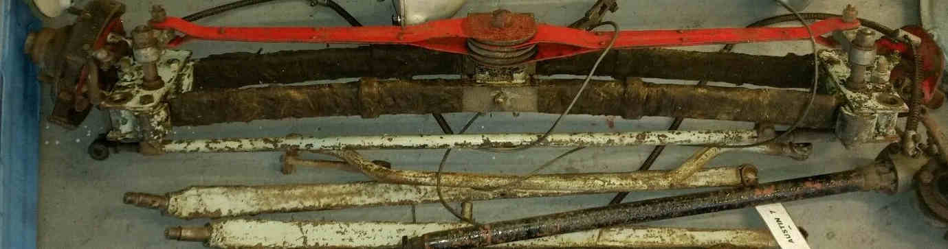 Austin Seven Special: Front suspension