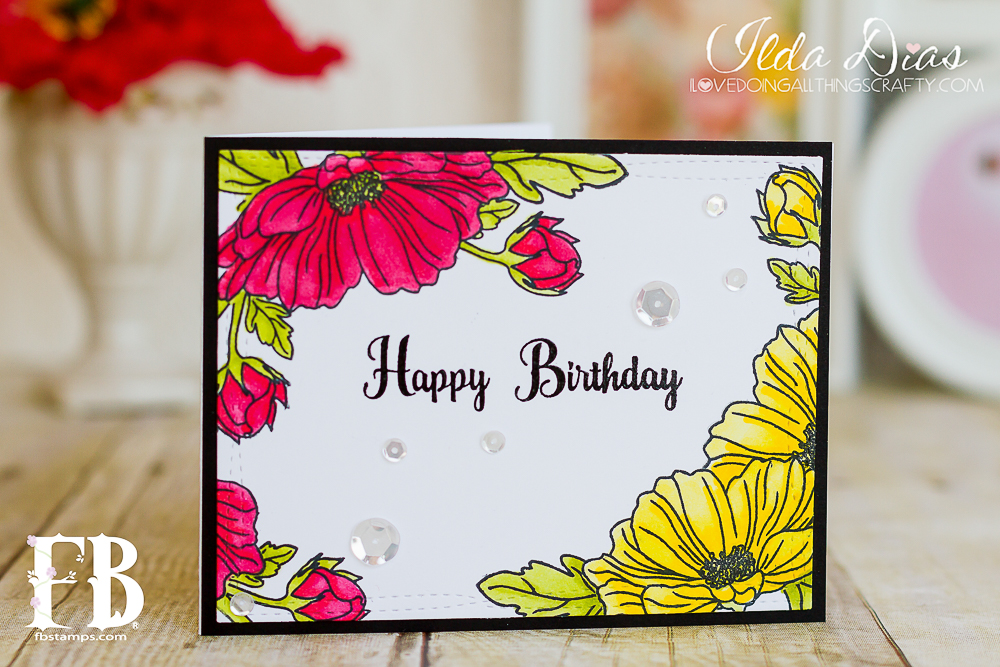 I Love Doing All Things Crafty: Poppy Cards - Stamping and Masking to ...