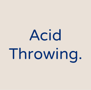 "Acid Throwing" Paragraph - Study Helps Today