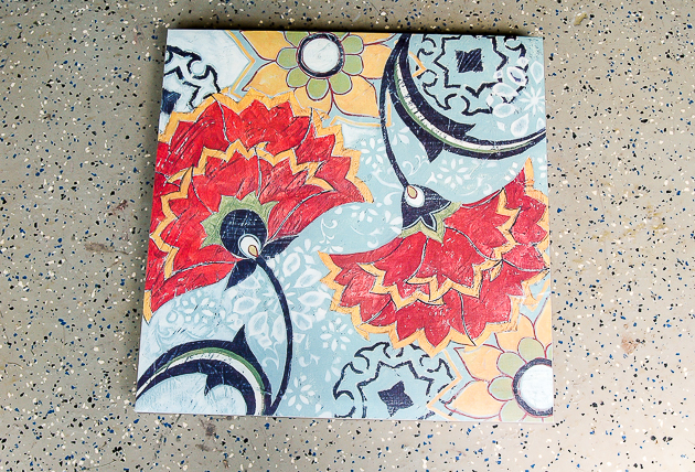 An Easy Way to Repurpose Old Canvas Art | Little House of Four ...