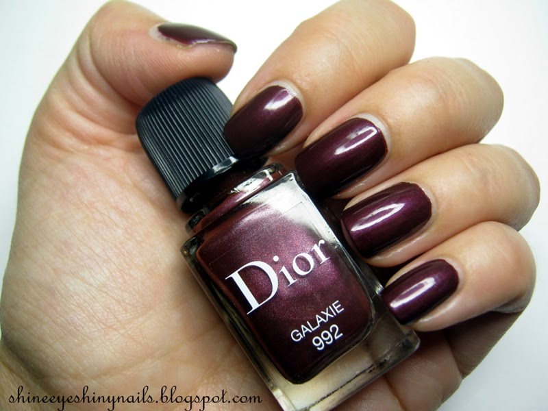 old: shine eye's shiny nails: dior galaxie 992 (mystic metallics)