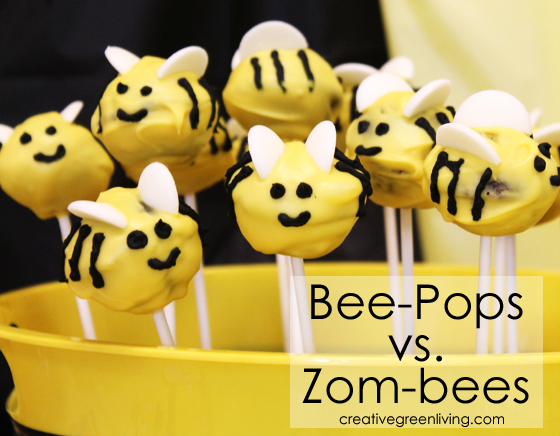 How to Fail at Making Cake Pops {or Bee-Pops vs. the Zom-Bees ...