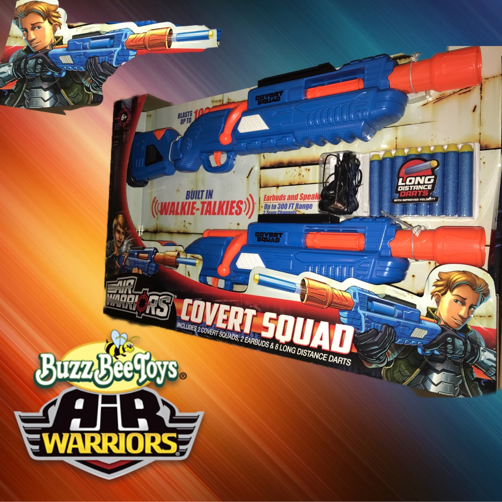Buzz Bee Toys' Air Warriors Covert Squad Blasters are Double the Fun