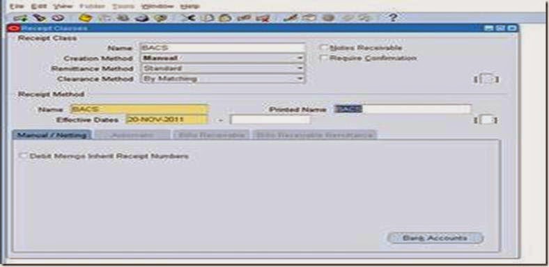 Oracle Applications: AP/AR Netting Setups In Oracle R12