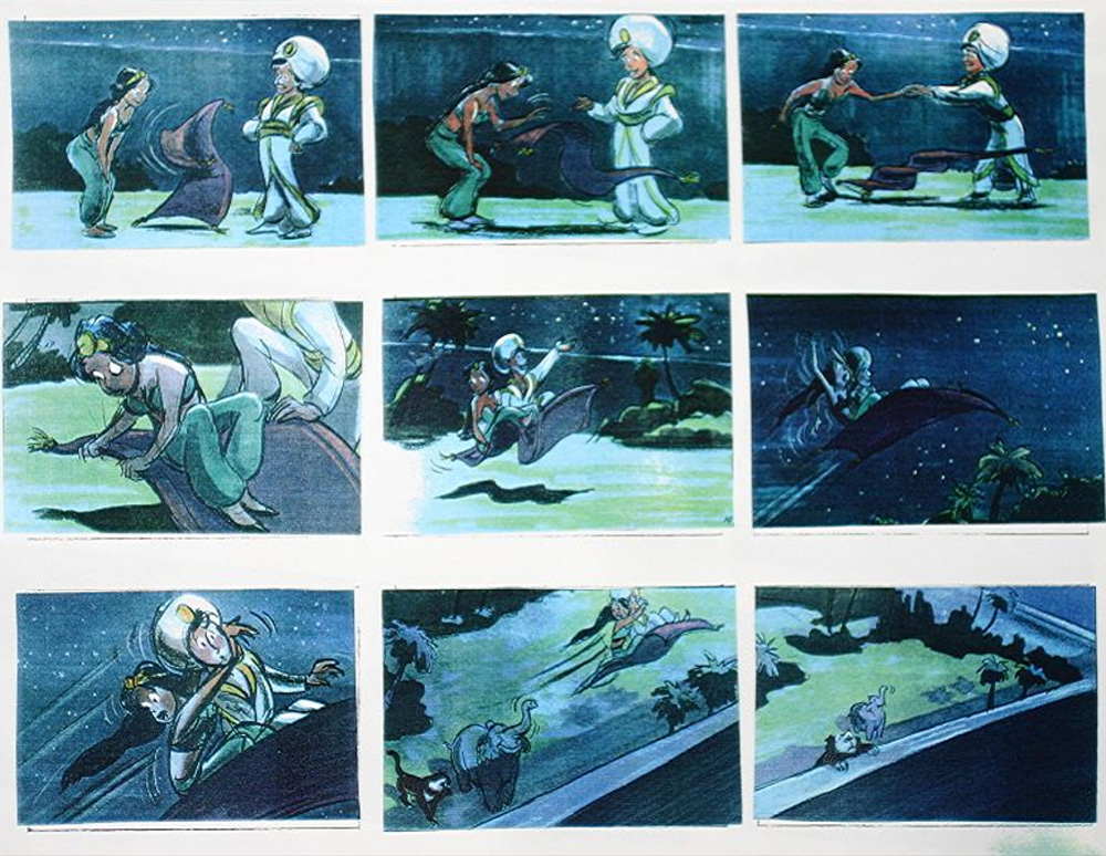 Living Lines Library: Aladdin (1992) - Storyboards