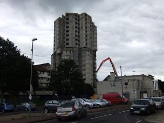 Photographs Of Newcastle: Derwent Tower (Dunston Rocket) Demolition Photos