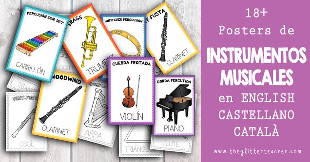Nuestros recursos musicales: Posters de instrumentos musicales para ...