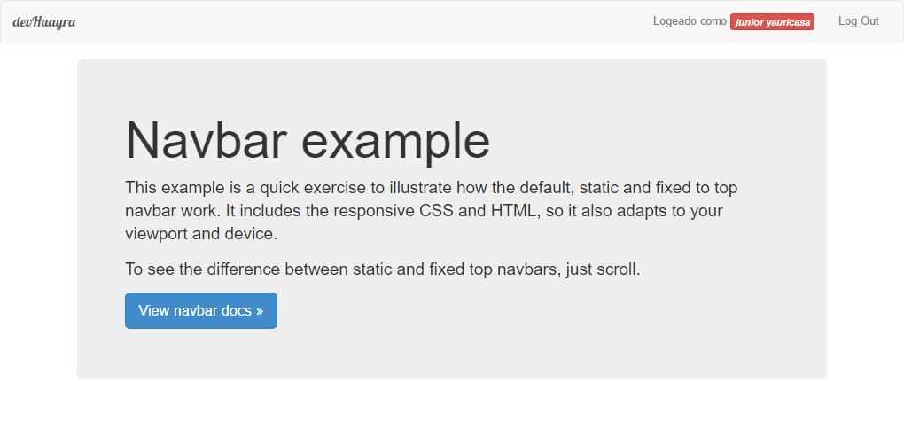 Ejemplo script de login/registro PHP MySql Bootstrap