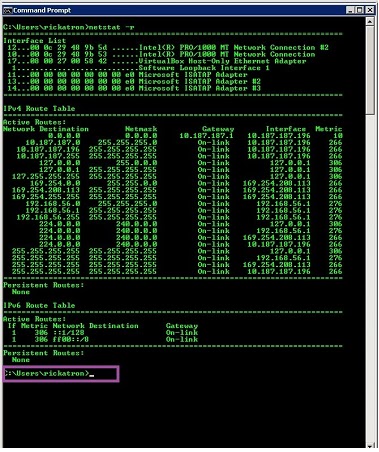 Troubleshoot PC system: Netstat commands and their USE