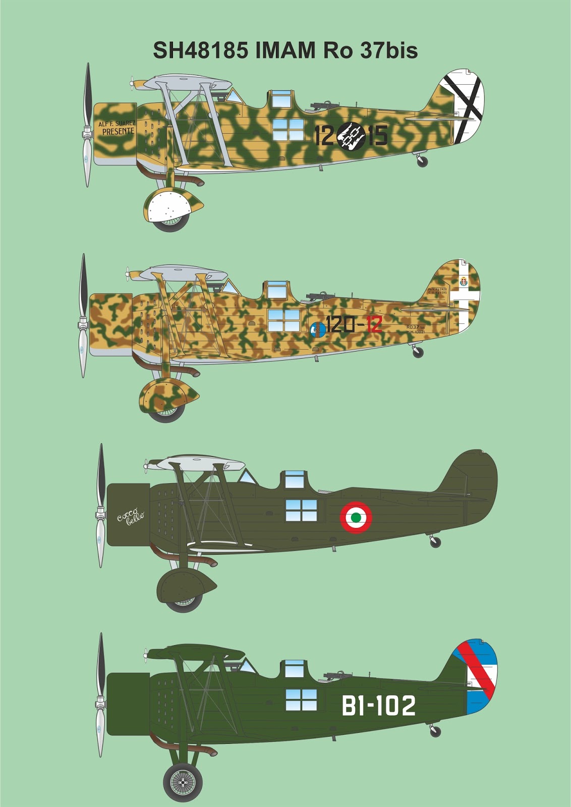 SH48185 IMAM (Romeo) Ro.37bis in 1/48 - another Special Hobby new kit ...