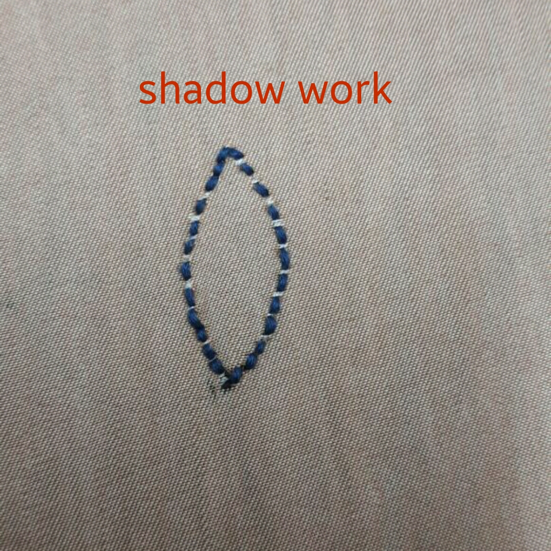 SMB HUNAR: Hand Embroidery-Shadow Stitch