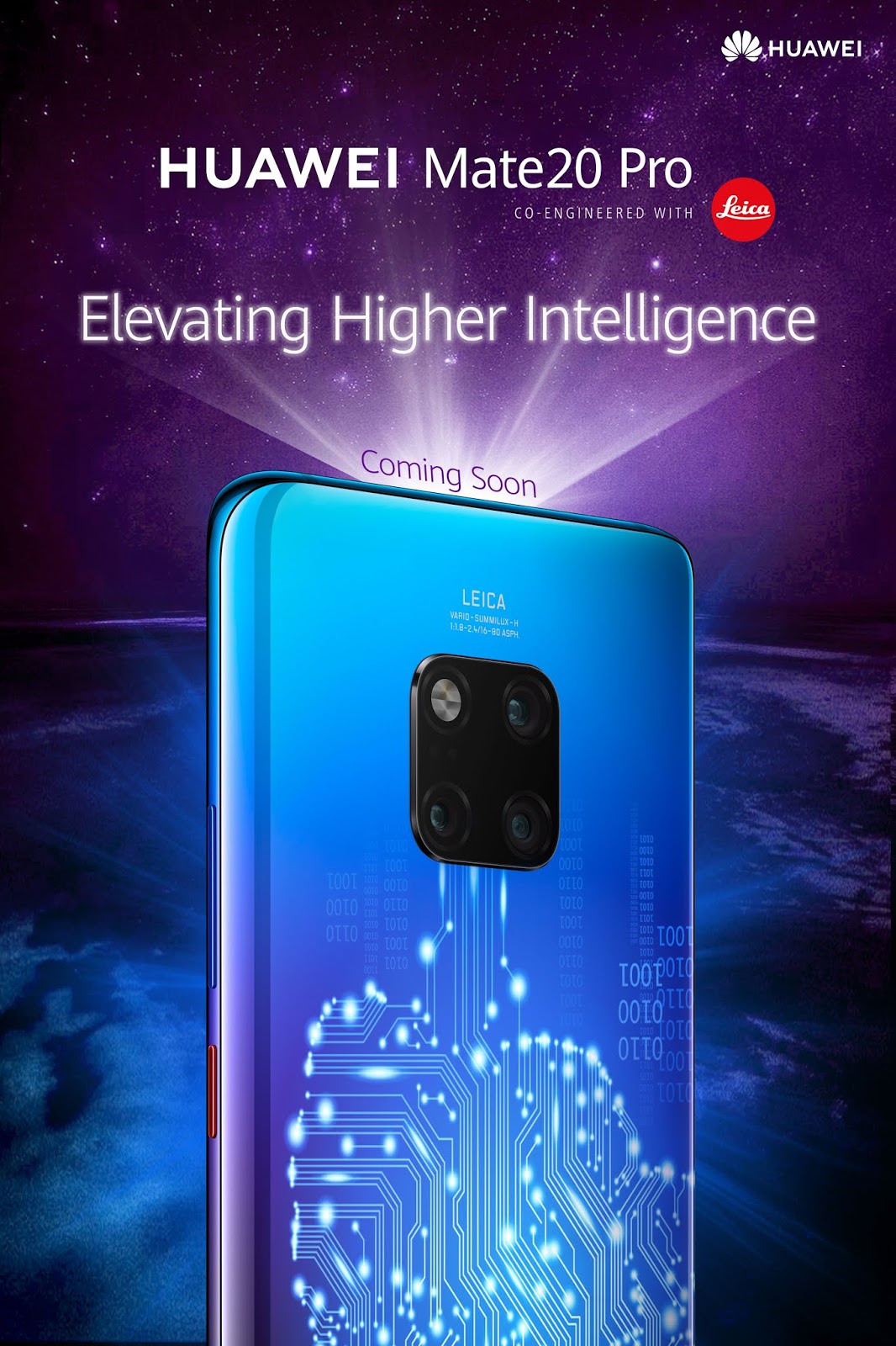 Huawei Flagship Smartphone - Huawei Mate 20 Pro 8GB RAM + 256GB