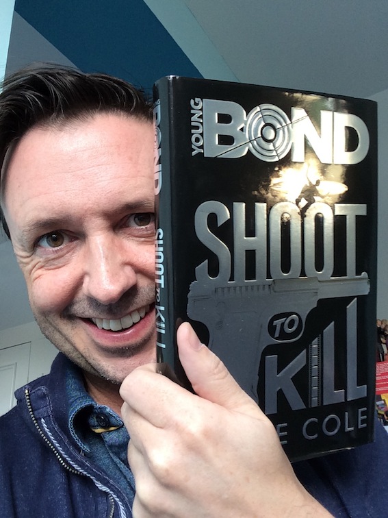 The Book Bond: Steve Cole shows his SHOOT TO KILL