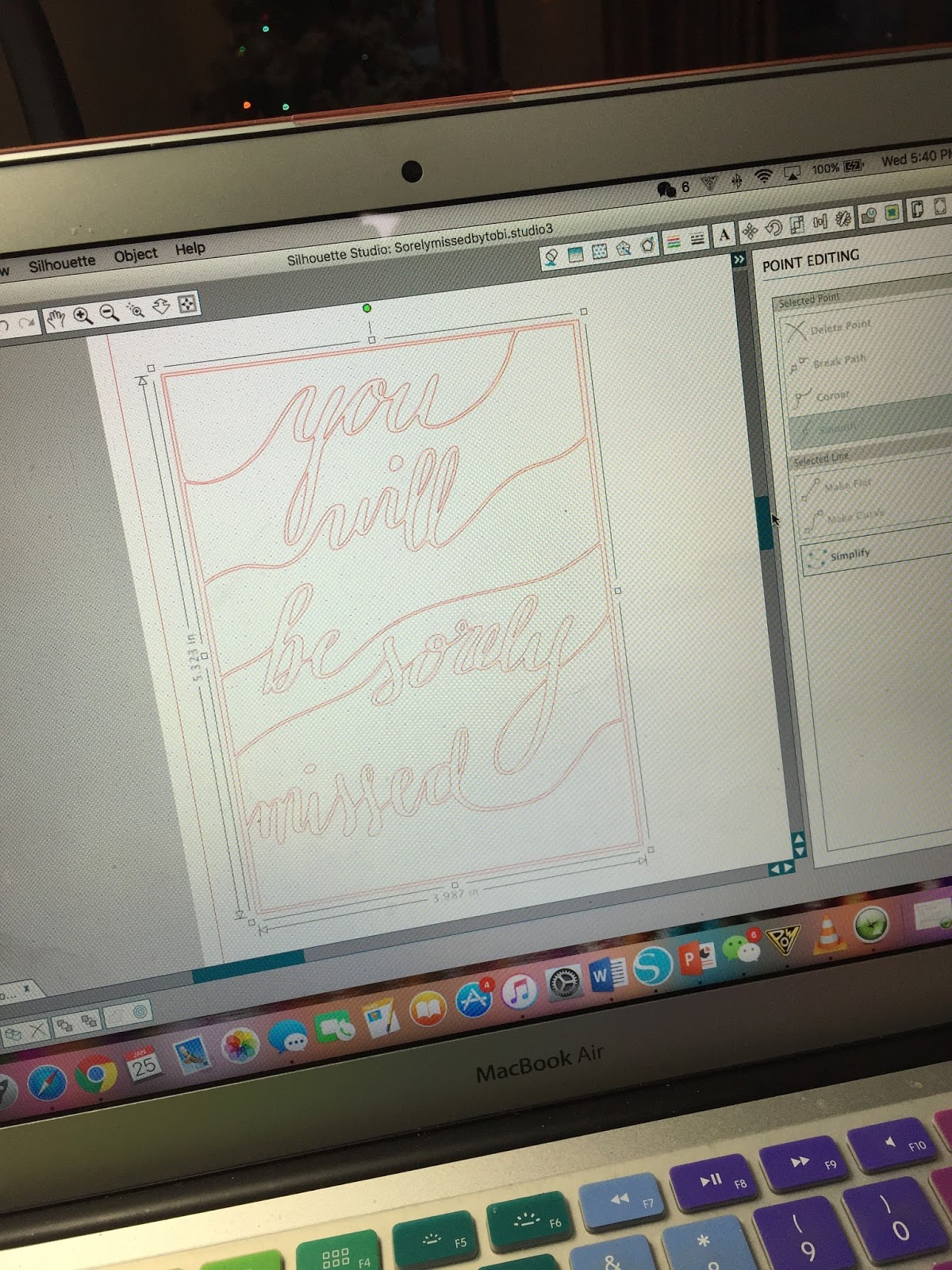 Sorely Miss You - FREE Cameo Cut File! - Tobi Crawford ink