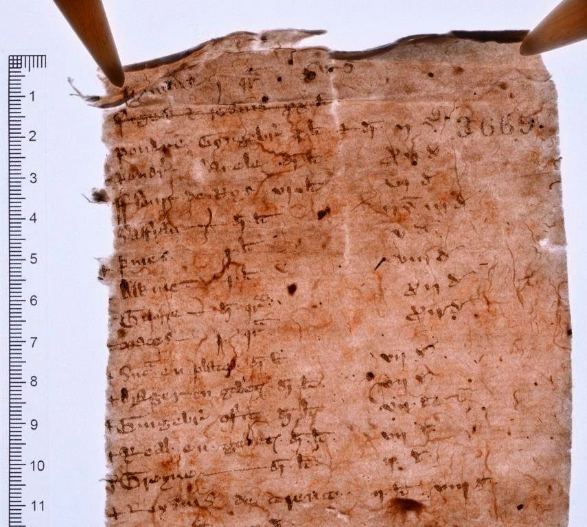 Oldest Piece of Paper in Oxford from 1335 | Cogitations and Meditations