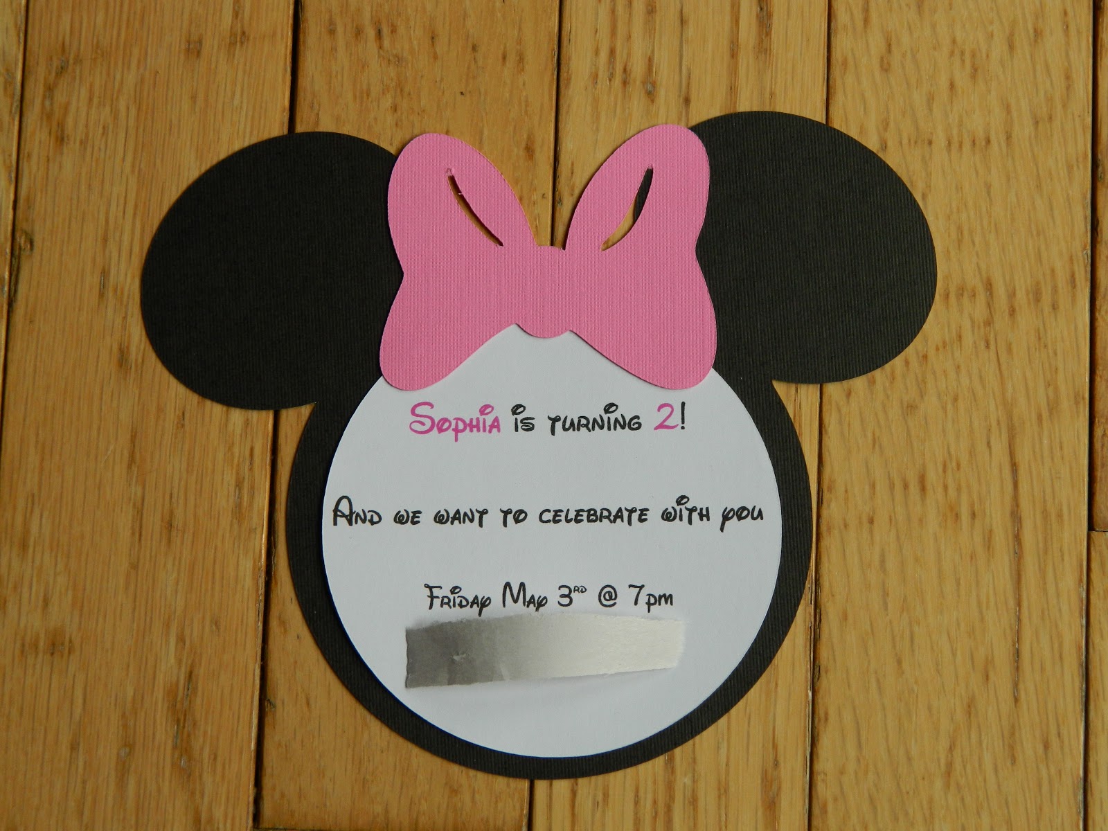 Always Homemade Minnie Mouse Birthday Invitation always-homemade-minnie-mouse-birthday-invitation
