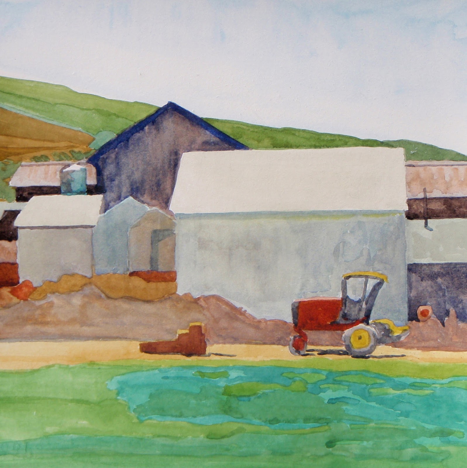 robin purcell california watercolors in the plein air tradition: 2017