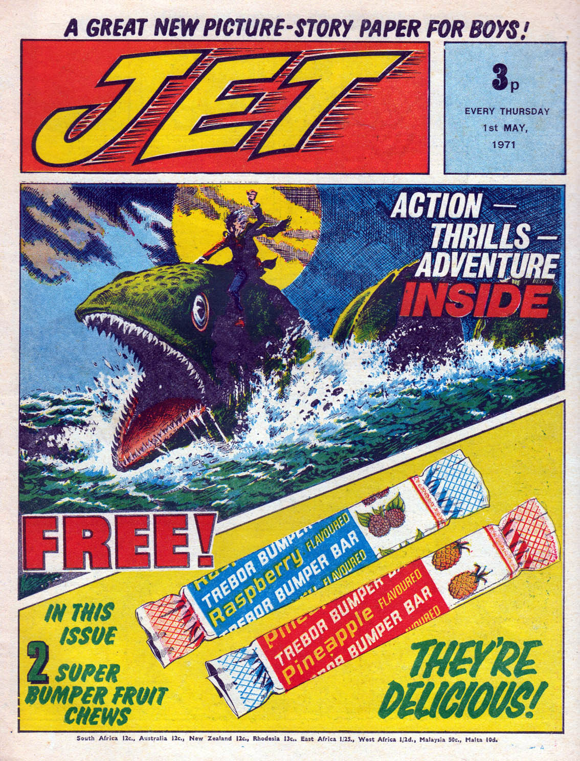 BLIMEY! The Blog of British Comics: A look back at JET No.1 (1971)
