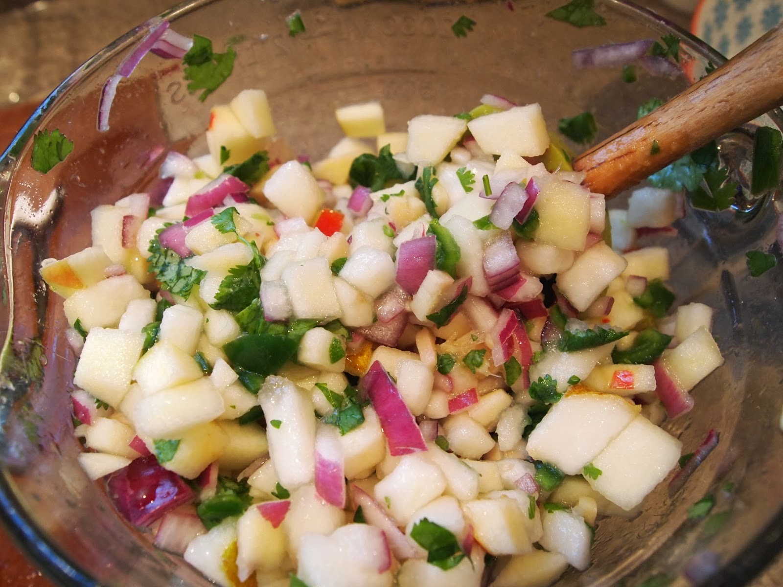 invincible summer: apple pear salsa