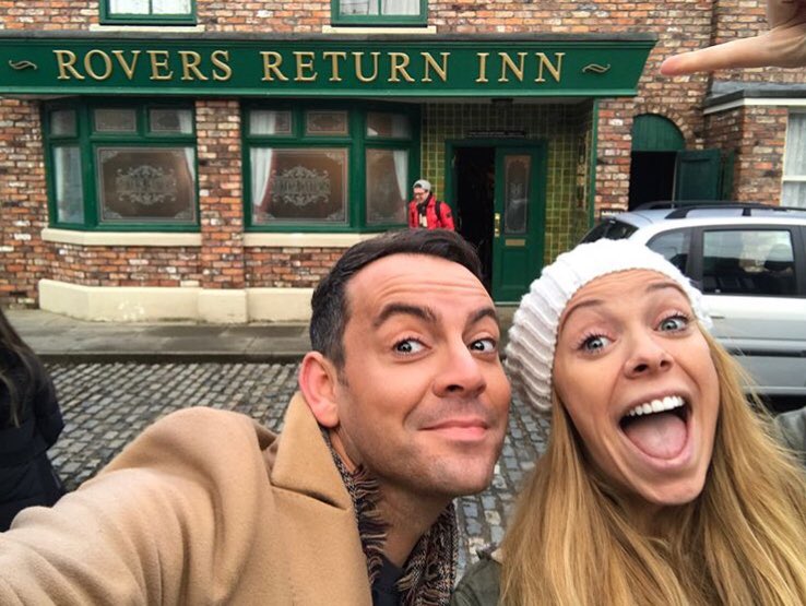 Coronation Street Blog: Pics: Ben Forster and Elf the Musical visit ...