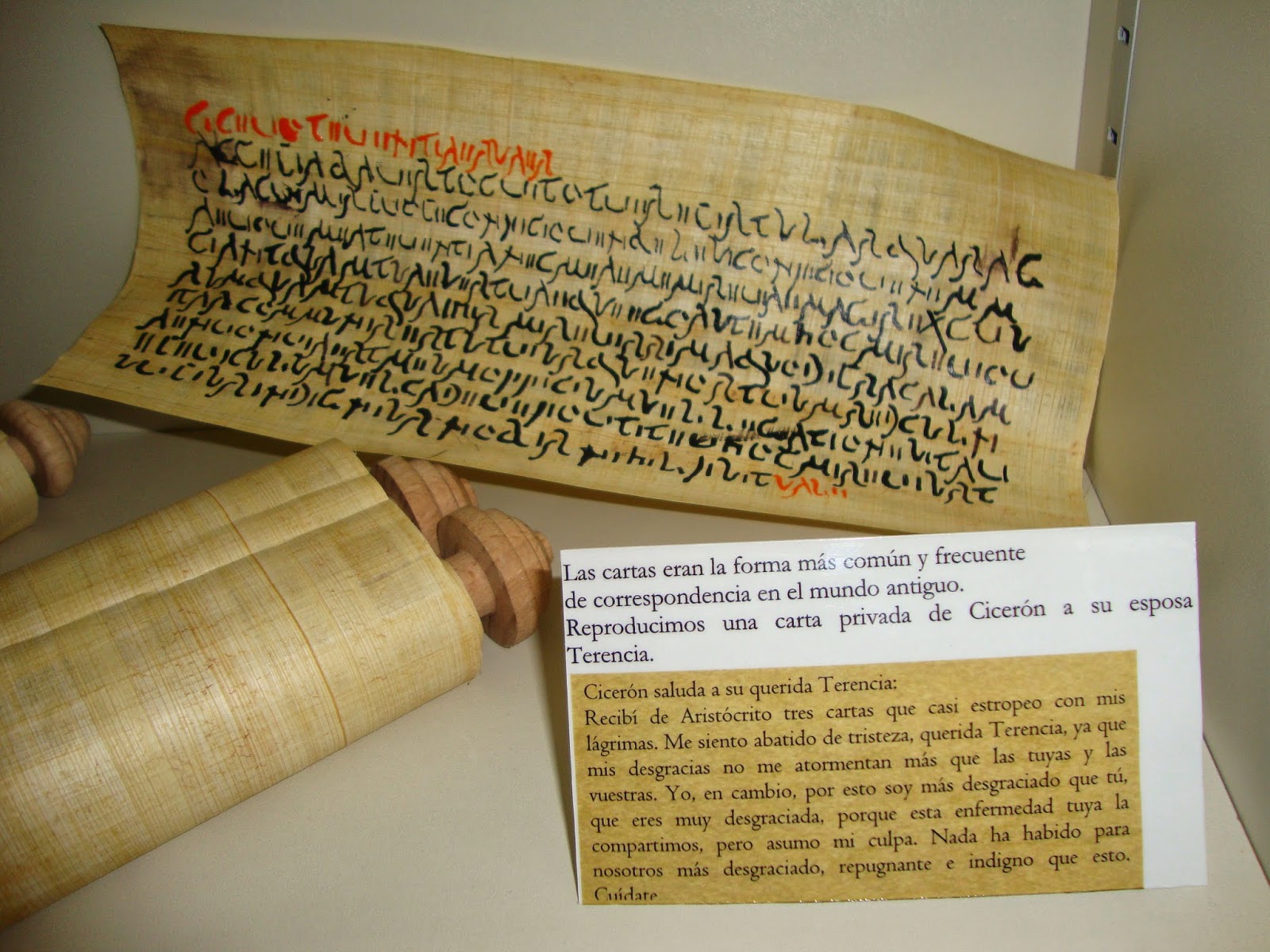 Departamento de Lenguas y Cultura Clásicas: La escritura antigua