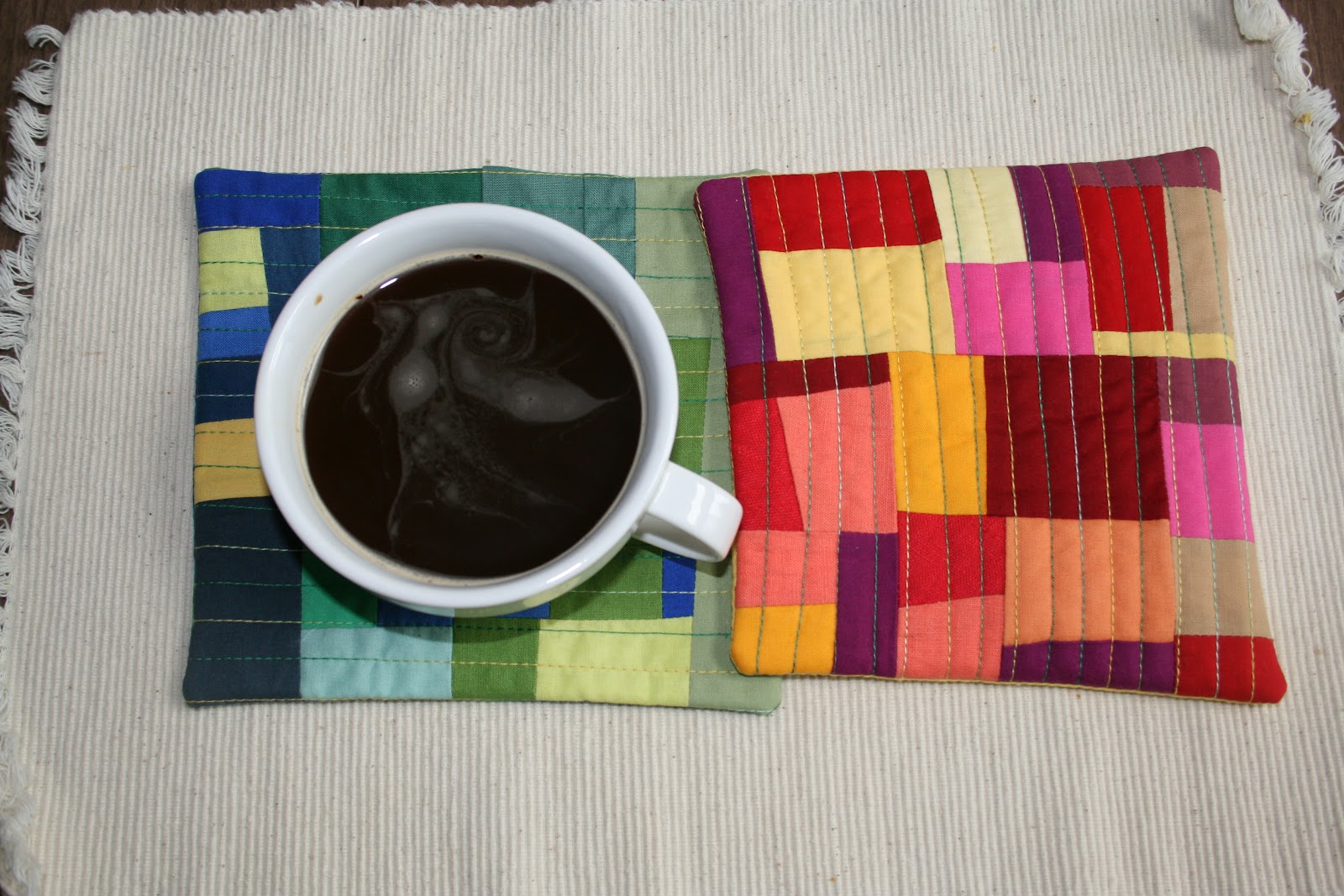 The Root Connection: Mug Rugs