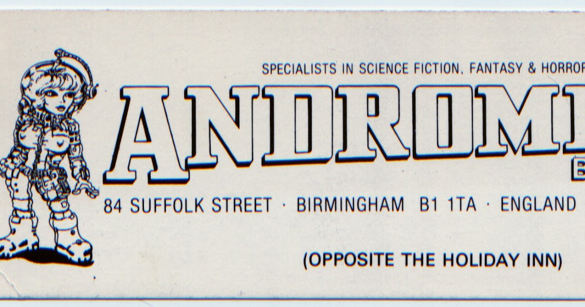The Open Parachute: Andromeda Bookshop Card