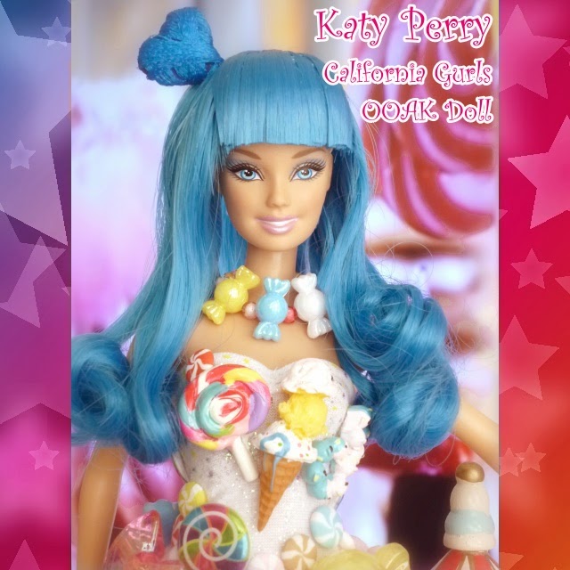 Katy Perry OOAK Dolls: Katy Perry California Gurls OOAK Doll
