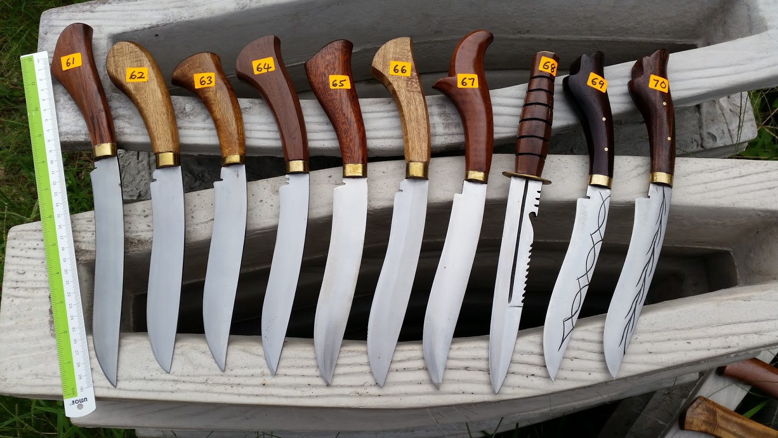 Parang Online: Pisau lapah / siang daging ( 61 - 70) SOLD OUT