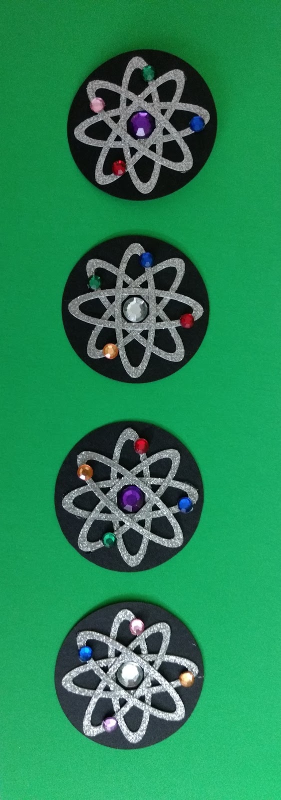 Amber's Craft a Week Blog: Atom Model Pins