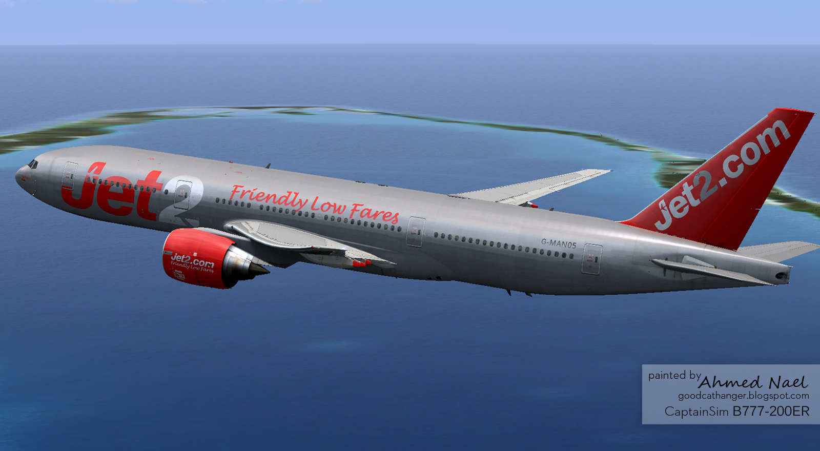 GoodCat Hangar: Jet2.com - Boeing 777-200 - CaptainSim