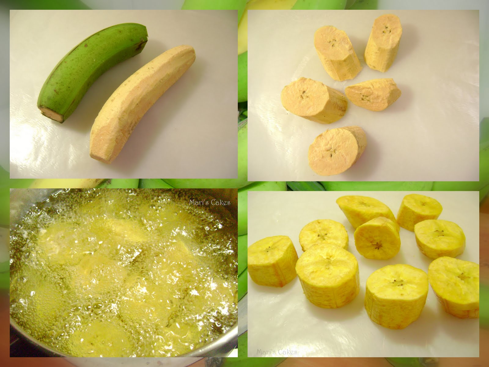 Tostones, Plátanos Fritos | Mari's Cakes