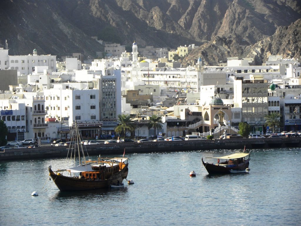 Travels - Ballroom Dancing - Amusement Parks: The harbour of Muscat and ...