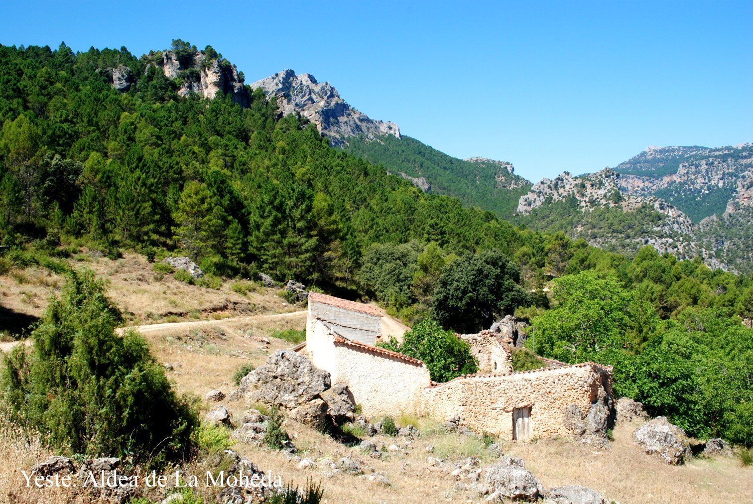 Yeste. Albacete. Paisajes: YESTE. Aldea de La Moheda
