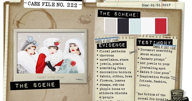 Layers of ink: CSI Case File #222 Guest Designer