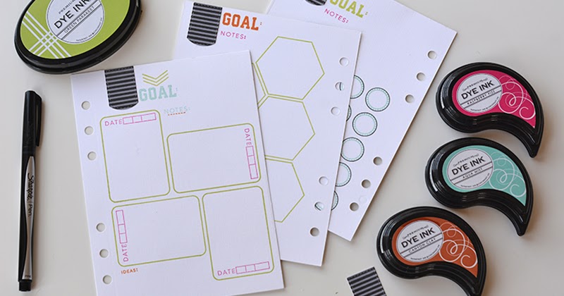 Pickled Paper Designs: Moments Inked Planner: Custom Goal-Tracking Pages