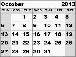 FREE IS MY LIFE: FREEISMYLIFE October 2013 Calendar - Don't You Just ...