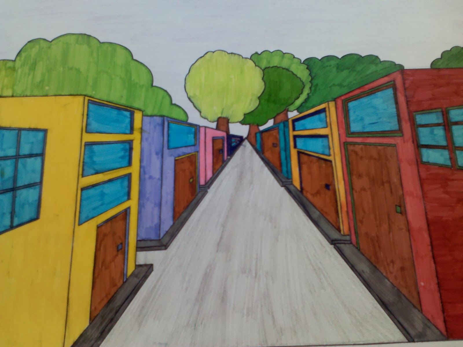 4º ESO EPVA: LÁMINA 7 .- REALIZAR UN PAISAJE URBANO EN PERSPECTIVA ...