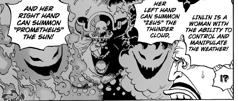 Coretan MM : One Piece 843: Zeus, Prometheus & vivre card