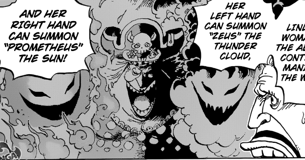 Coretan MM : One Piece 843: Zeus, Prometheus & vivre card