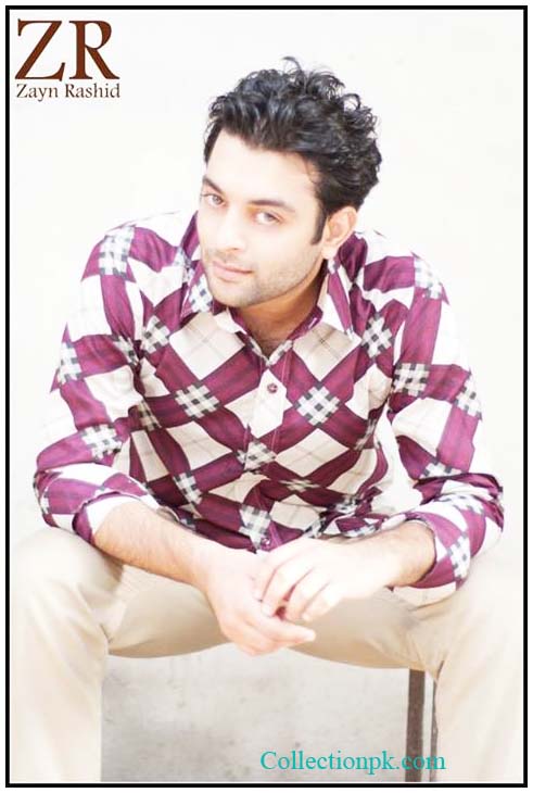 Fashion Style Design: Zain Rashid Shirt collection for Men 2013