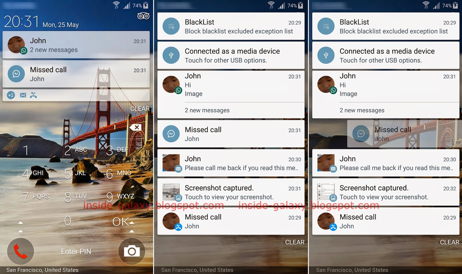 Inside Galaxy: Samsung Galaxy S5: How to Use Notifications in Lock ...