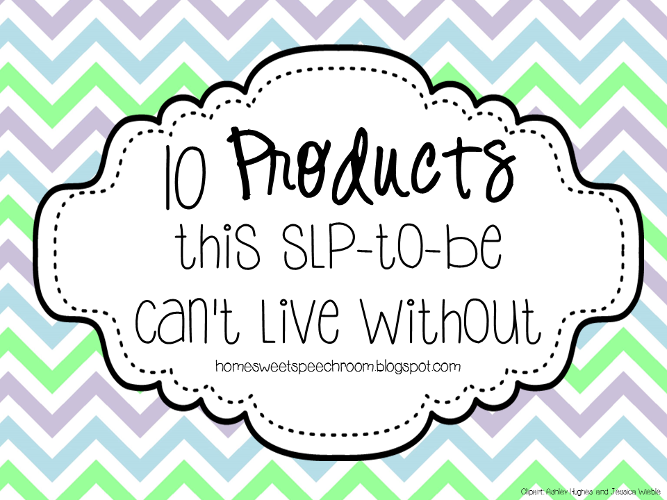 10 Products This SLP-to-be Can't Live Without